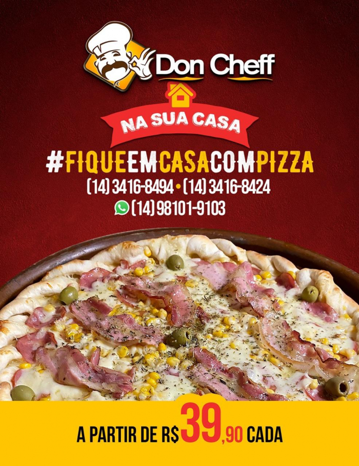 Don Cheff Pizza Premium - Delivery Já